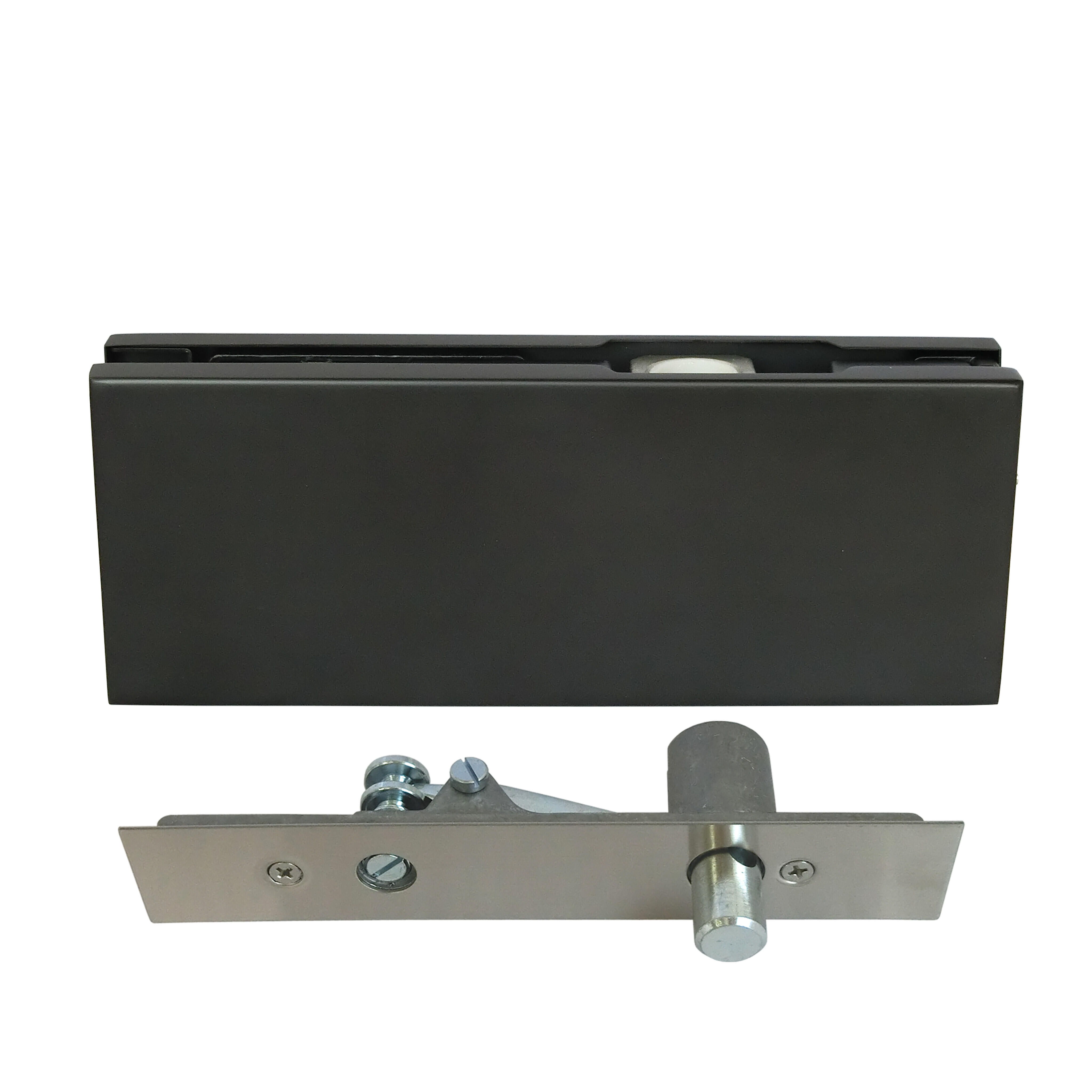 FL-865C-P2-BK Top Pivot Door Clamp, Adjustable Pivot Pin, Black Coated ...