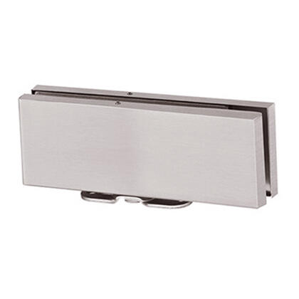 Square design glass door spring bottom closer with narrow base plate