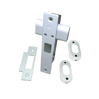 Aluminum door mortise lock without latch and lever handle