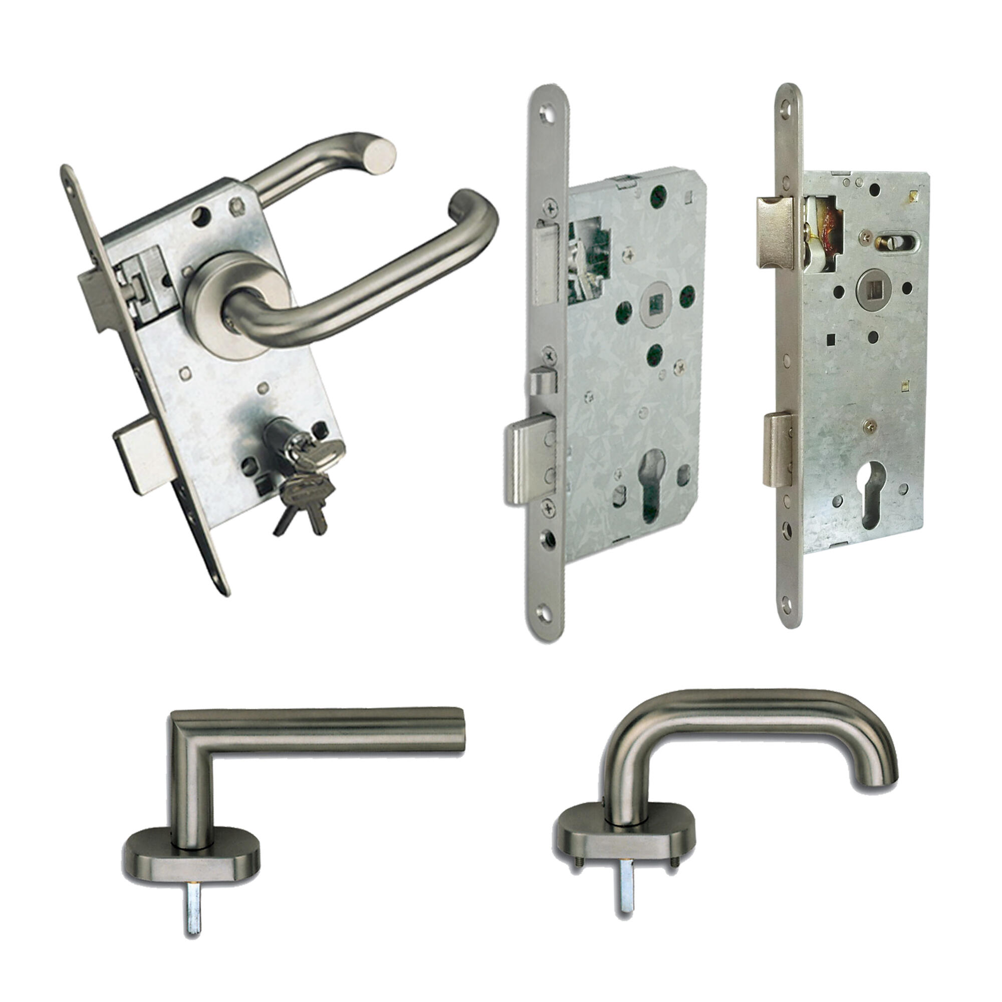 High-Security European Mortise Locks for Commercial Doors
