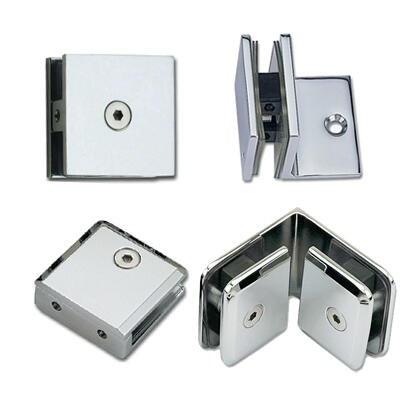 Frameless shower glass clamps - DNW